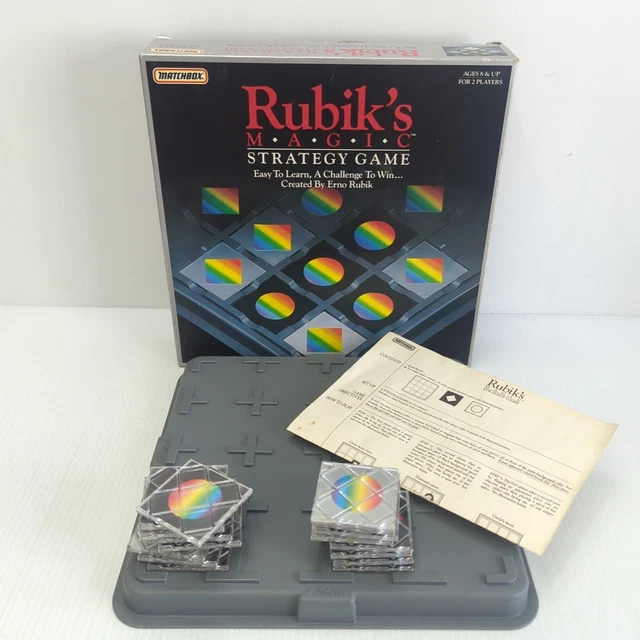 RUBIKS MAGIC STRATEGY Game by Matchbox 1987 Vintage Rubik’s Puzzle ...