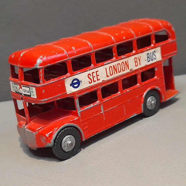 VINTAGE LONDON BUS Lonestar AEC Routemaster Diecast Metal Model Toy ...