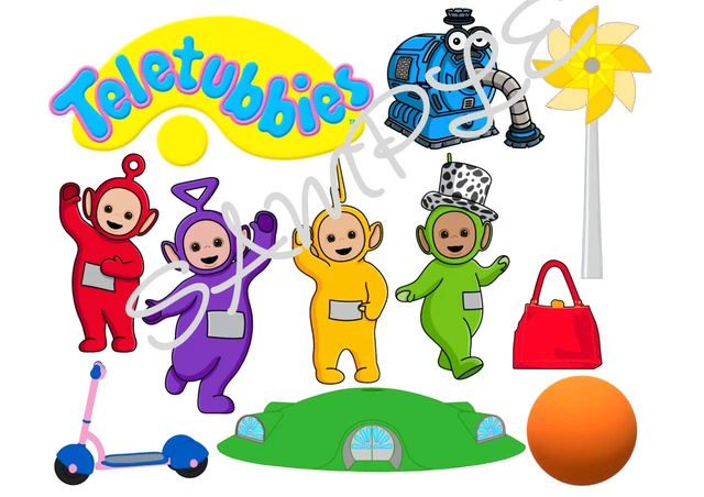 TELETUBBIES EDIBLE ICING Sheet A4 Cake Toppers £5.50 - PicClick UK