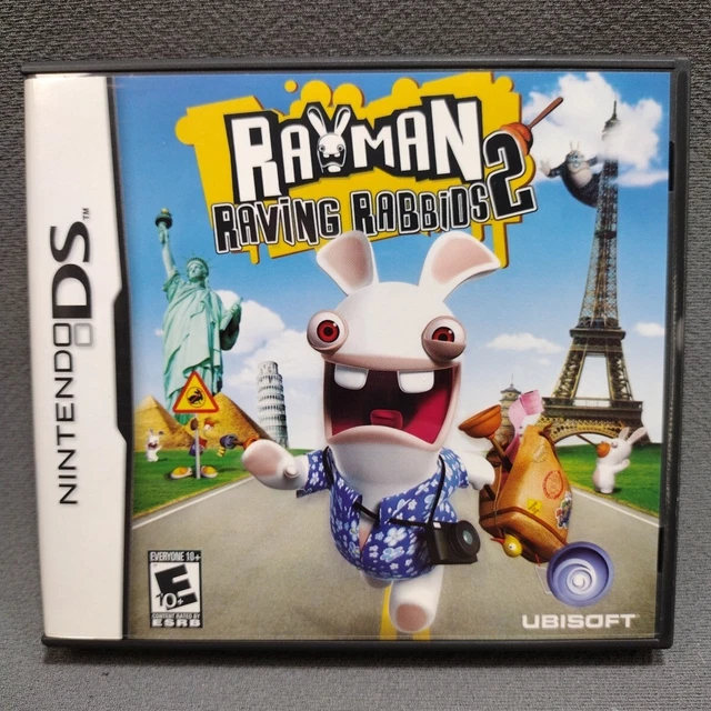 RAYMAN RAVING RABBIDS 2 Complete In Box CIB Tested Working Original ...