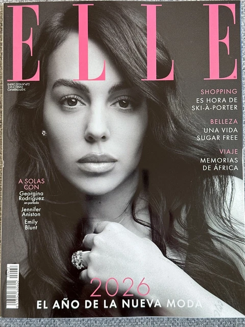 ELLE SPAIN MAGAZINE – Jan 2026, Georgina Rodrigues Jenifer Aniston ...