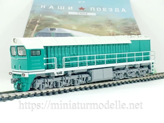 1:87 H0 TE 114 Diesellokomotive SZD CCCP RZD Modimio #13 Soviet Russian ...