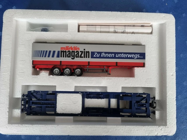 MARKLIN H0 47447, Wagon de poche avec semi-remorque " Magazine Märklin ...