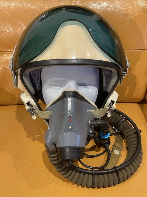 VINTAGE RUSSIAN AIR Force Pilot Flight Helmet Zsh -5 with Breathing ...