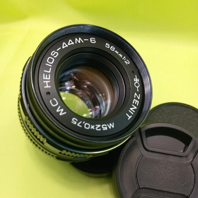 TESTED! MC HELIOS 44m-6 58mm f2 Lens M42 Mount #92110959 + Two Caps $75 ...