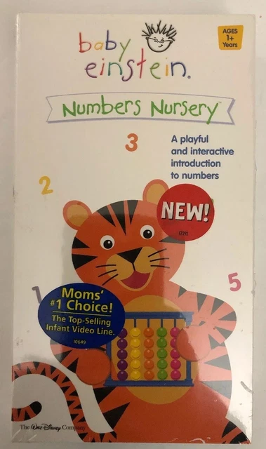 BABY EINSTEIN: NUMBERS Nursery VHS-RARE VINTAGE COLLECTIBLE-SHIP N 24H ...