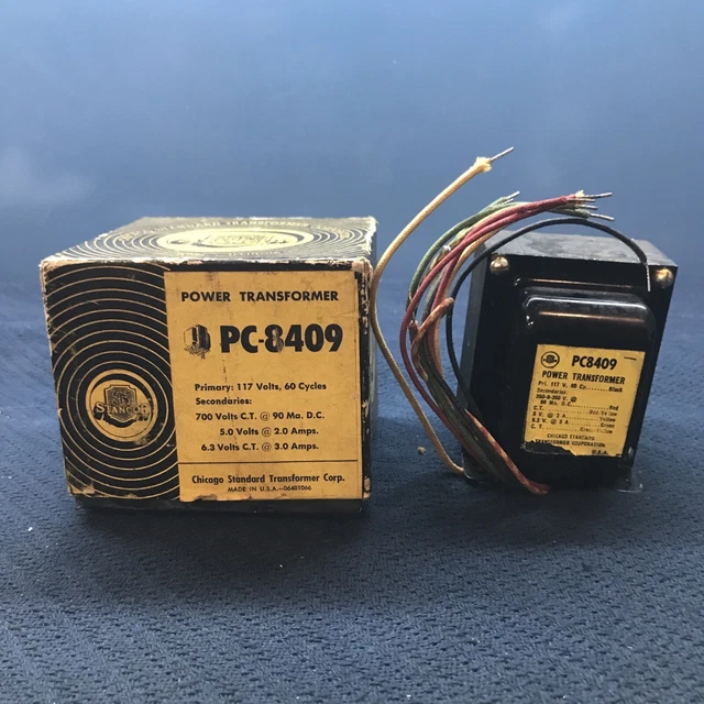 NOS ORIGINAL STANCOR Power Transformer and Output Transformer PC-8409 £ ...