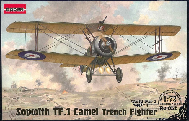 RODEN 052 SOPWITH Camel TF.1 AIRCRAFT SCALE 1/72 NEW EUR 10,01 ...
