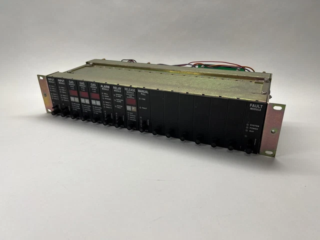 COMPLETE ALLESTEC 800-1690 16-Slot Fire Alarm Control Unit Rack ***Make ...