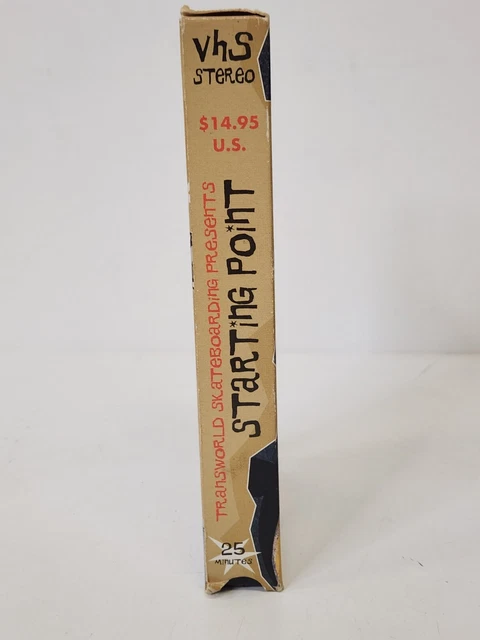 STARTING POINT - Transworld Skateboarding - VHS tape £25.25 - PicClick UK
