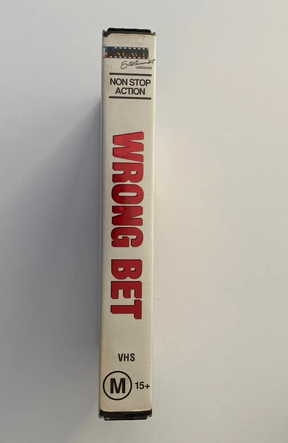 WRONG BET [VHS] Palace Entertainment 1990 Jean-Claude Van Damme Big Box ...