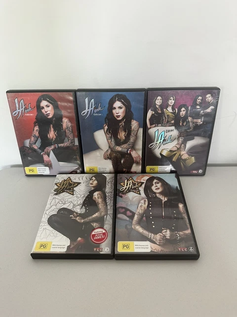 LA INK : Complete Season 1, 2, 4, 12 + 13 DVD R4 Reality TV - GC + Free ...