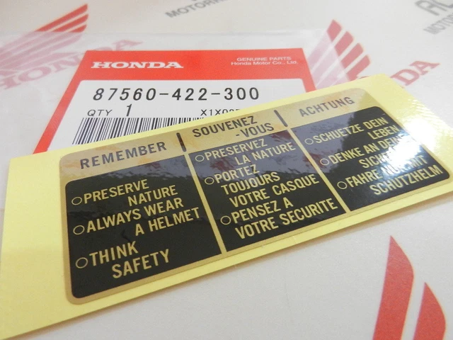HONDA CBX 1000 CB1 SC03 Étiquette Réservoir Autocollant Marque Drv ...