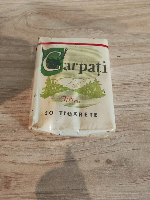 ANCIEN PAQUET DE cigarettes Carpati Complet Objet de bistrot EUR 12,90 ...