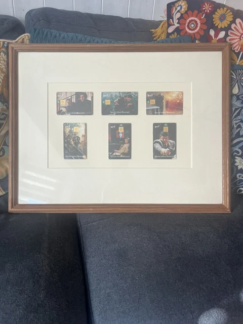 VINTAGE JAMES BOND Movie Framed Phone Cards Collectors Rare 1990’s ...