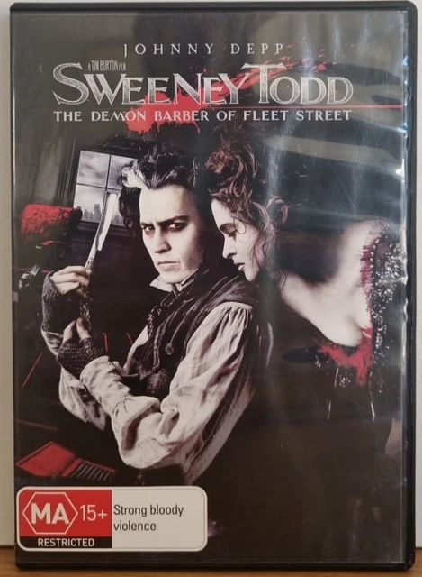 SWEENEY TODD THE Demon Barber Of Fleet Street (DVD, 2008) Region 4 PAL ...