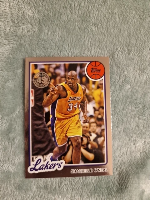 TOPPS NBA 2025/26 Shaquille O'Neal 45th Anniversary- 80BK-4 £1.16 - PicClick UK