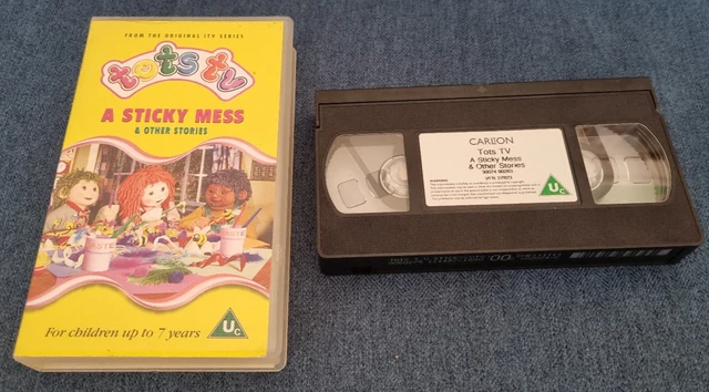 VHS VIDEO TOTS TV A Sticky Mess & Other Stories £9.99 - PicClick UK