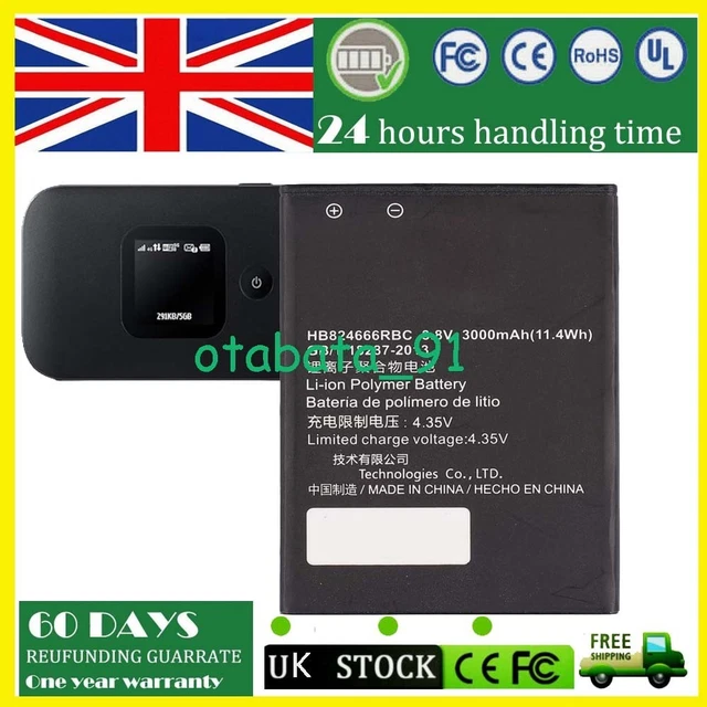 NEW BATTERY HB824666RBC For Huawei WiFi Mobile Router E5785 E5787 501HW ...
