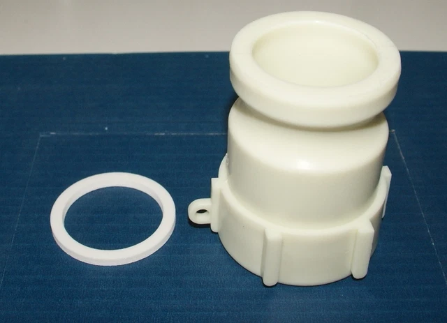 IBC 2 ECOBULK Adapter Schütz Vaterteil S60 x 6 IG aug 2 Kamlock NEU EUR ...