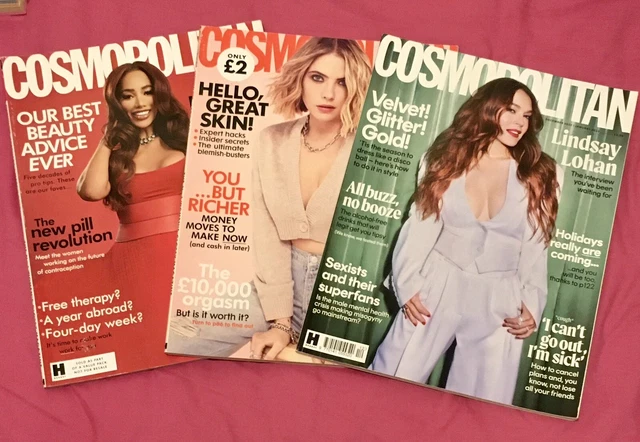 3 COSMOPOLITAN MAGAZINE - Munroe Bergdorf / Ashley Benson / Lindsay ...
