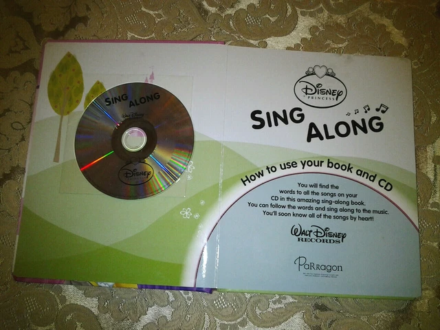 DISNEY FAIRYTALE PRINCESS Musical Sing Along Book & CD EUR 1,16 ...