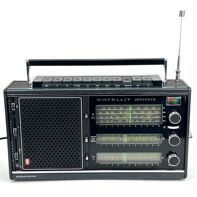 GRUNDIG SATELLIT 2000 Vintage Radio Multiband Receiver High End 70's ...