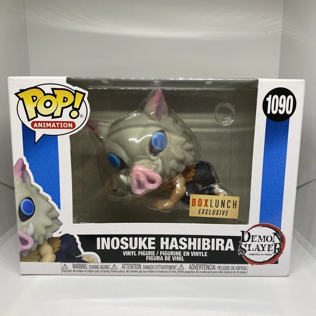 FUNKO POP! ANIMATION: Demon Slayer Inosuke Hashibira Lounging #1090 Box ...