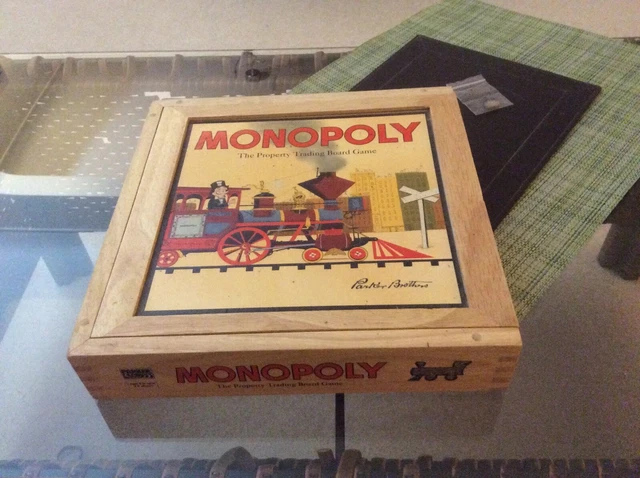 MONOPOLY NOSTALGIA WOODEN Box Super Condition £29.99 - PicClick UK