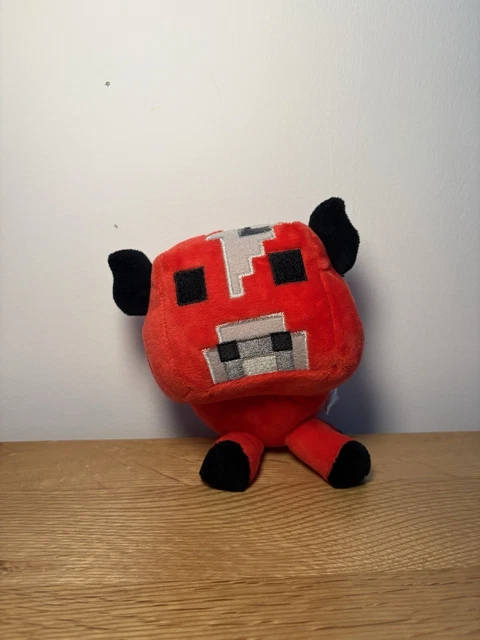 MINECRAFT MOOSHROOM RED Cow Soft Toy Mojang 2014 Mushroom Plush £5.98 ...