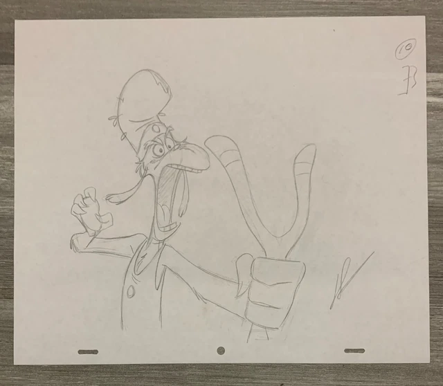 2019 NETFLIX GREEN EGGS AND HAM Animation Drawing SIGNED Len Simon #10 ...