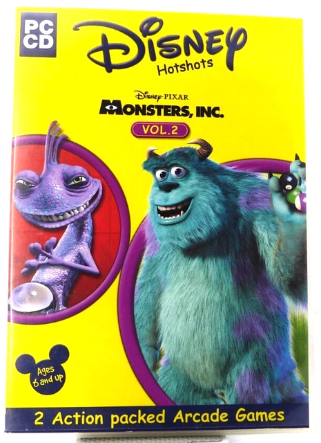 DISNEY HOTSHOTS MONSTERS Inc. Vol. 2 PC CD Rom Game Pinball Panic ...