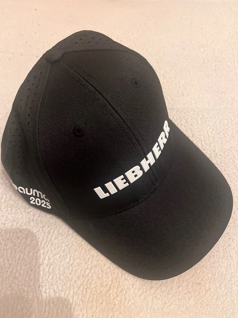 BAUMA 2025: LIEBHERR BASECAP Kappe Cap Schwarz Black New NEU EUR 17,95 ...