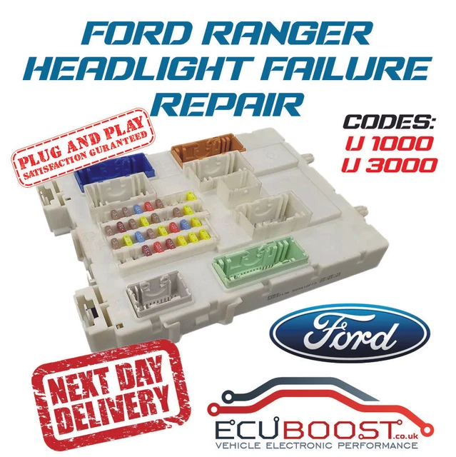 FORD RANGER BCM Headlight Failure U1000 U3000 Repair £124.99 - PicClick UK