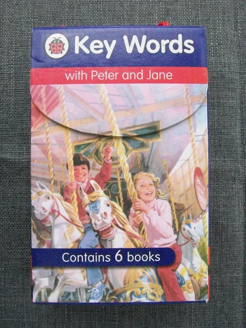 6X LADYBIRD BOOKS Boxed - Peter & Jane Series 1a-2c Key Words Reading ...