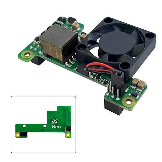 MODULE DE CARTE d'extension Raspberry Pi POE pour Raspberry Pi 3B +&4B ...