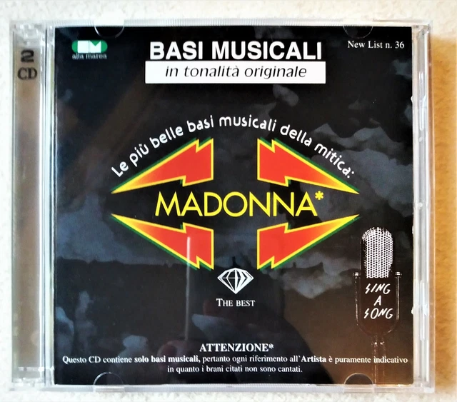 MADONNA BASI MUSICALI / 2CD Import (Professional Instrumental Karaoke Versions) EUR 20,90 ...