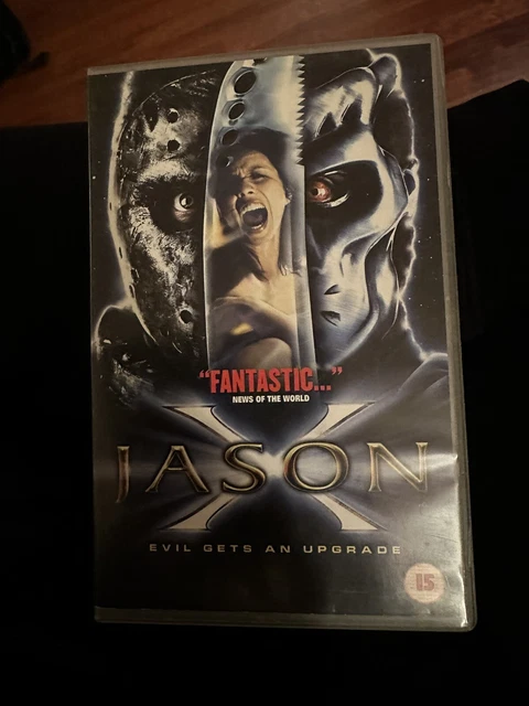 JASON X BIG box ex rental vhs video voorhees friday 13th horror slasher ...