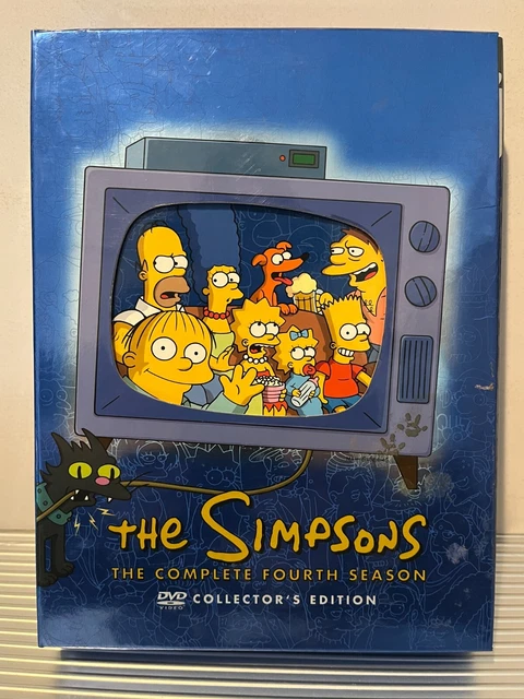THE SIMPSONS FOURTH Season DVD - Animated Series - Homer Lisa Bart ...