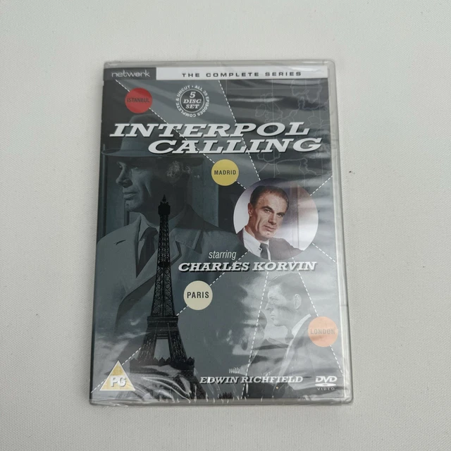 INTERPOL CALLING THE Complete Series (DVD) Charles Korvin Edwin ...