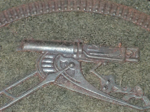 WWI IMPERIAL GERMAN Army Machine Gun Qualification Badge Maxim MG 08 CE ...