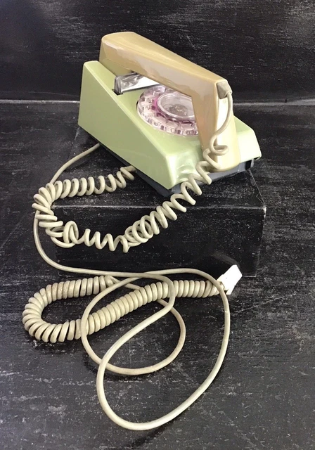 RARE VINTAGE GPO Two Tone Green 1970’s Trimphone Telephone FWR 73/2 ...
