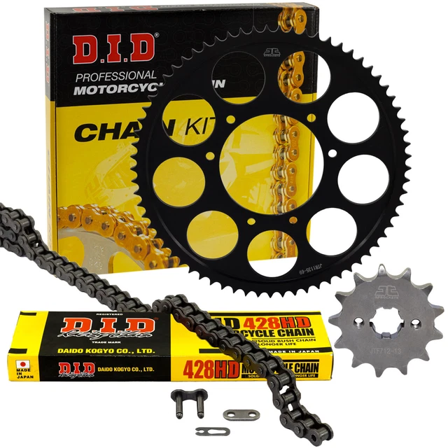 KIT DE CADENA DID 428HD Abierto para Aprilia Rx 125 4T RX125 Rva Kxa ...