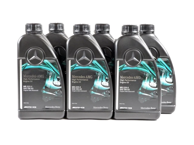6 LITER ORIGINAL Mercedes Benz AMG engine oil SAE 0W40 229.5 ...