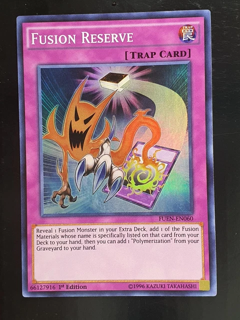 FUSION RESERVE FUEN-EN060 Super Rare 1st Edition Yugioh Card $1.25 - PicClick CA