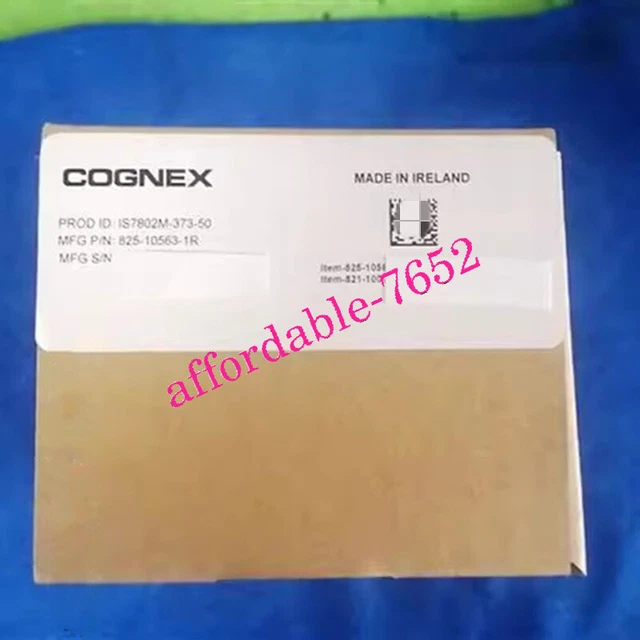 IS7802M-373-50 COGNEX INDUSTRIEKAMERA brandneu Versand DHL oder FedEX ...