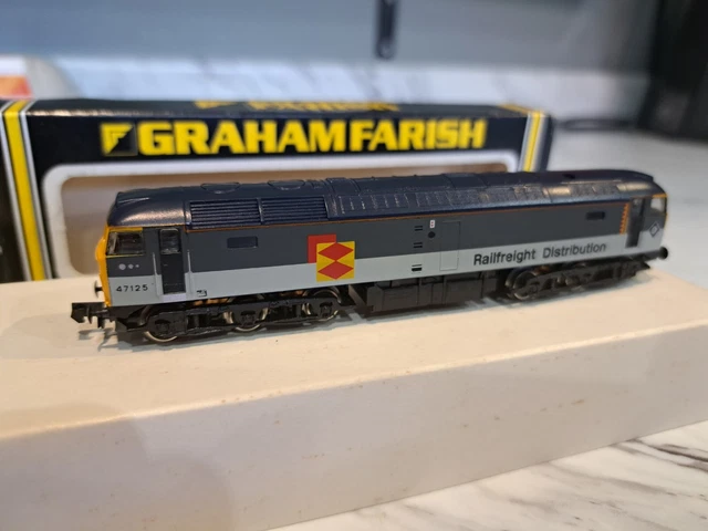 GRAHAM FARISH CLASS 47 Railfreight Distribution £42.00 - PicClick UK