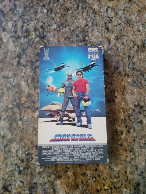 IRON EAGLE VHS 1985 Action Adventure Thriller Movie With Louis Gossett ...