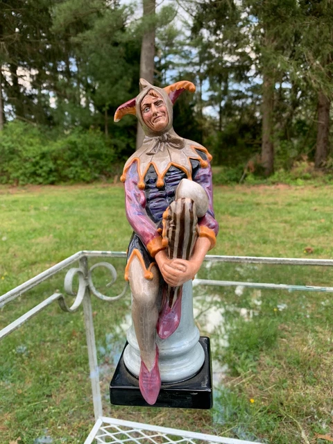 ROYAL DOULTON THE Jester HN-2016 CJ Noke 10" Large Figurine Hand ...