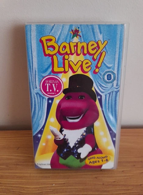 BARNEY LIVE IN New York City VHS Video Cassette Tape EUR 11,67 ...